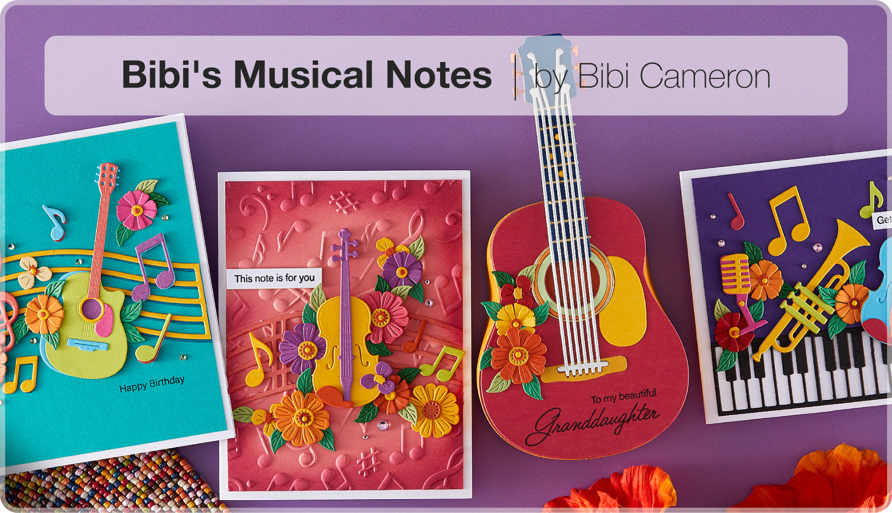 Bibi's Musical Notes by Bibi Cameron – Spellbinders Wholesale