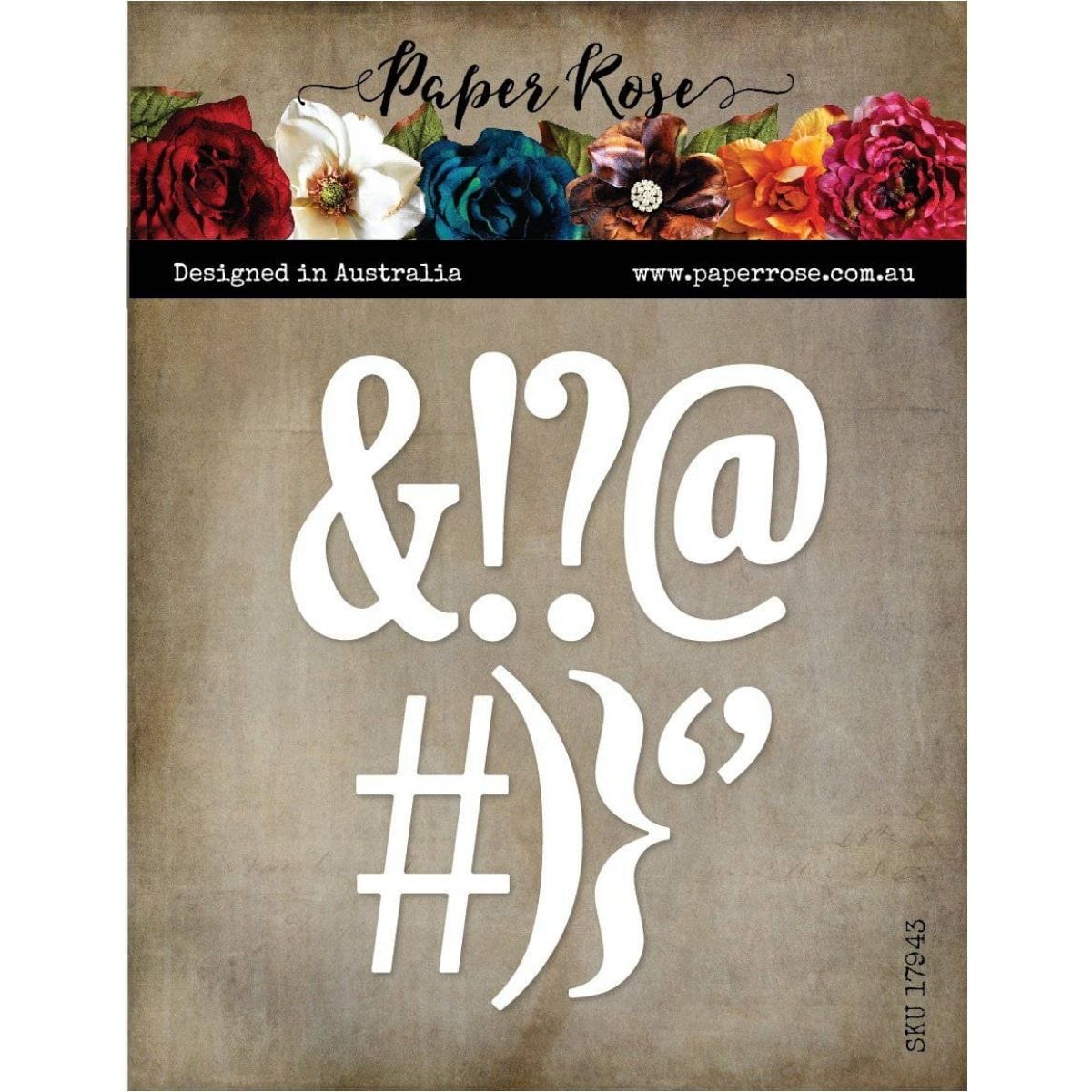 Paper Rose - Jumbo Extras Alphabet Metal Cutting Die – Spellbinders ...