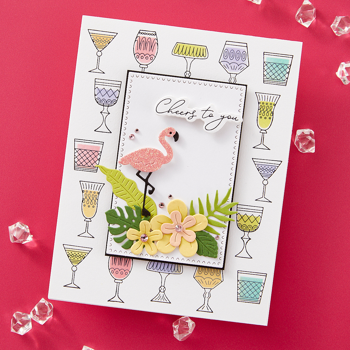 Tropical Flair Etched Dies from the Happy Hour Collection ...
