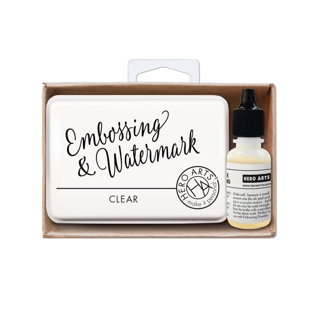 Hero Arts Embossing & Watermark Ink Pad + Reinker Bundle – Spellbinders ...