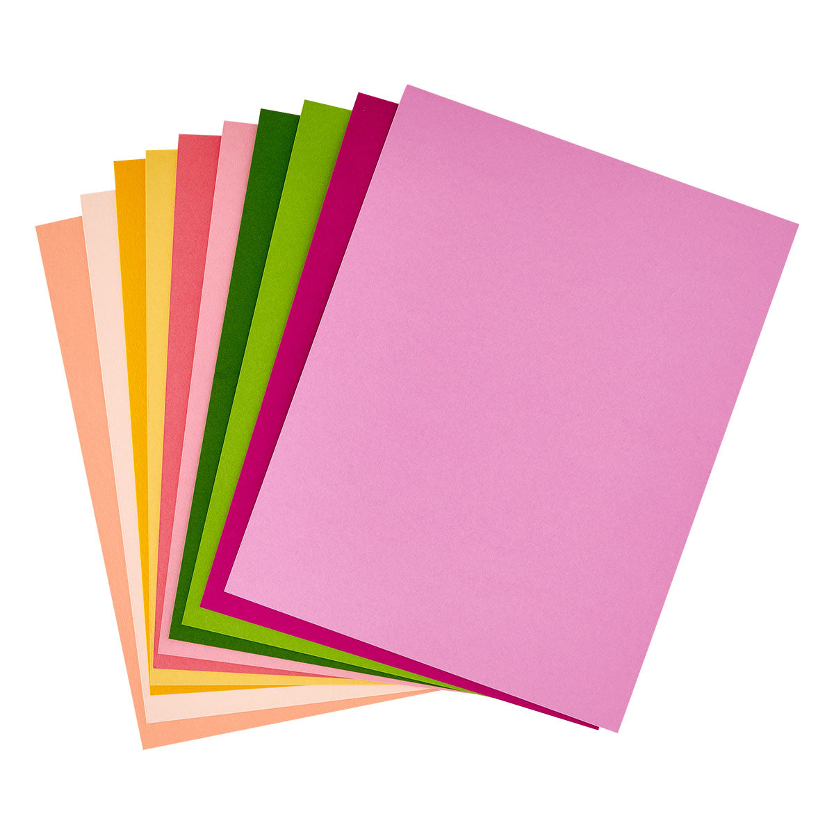 Blooms ColorWheel Cardstock Assortment 8.5 x 11" - 10 Sheets ...