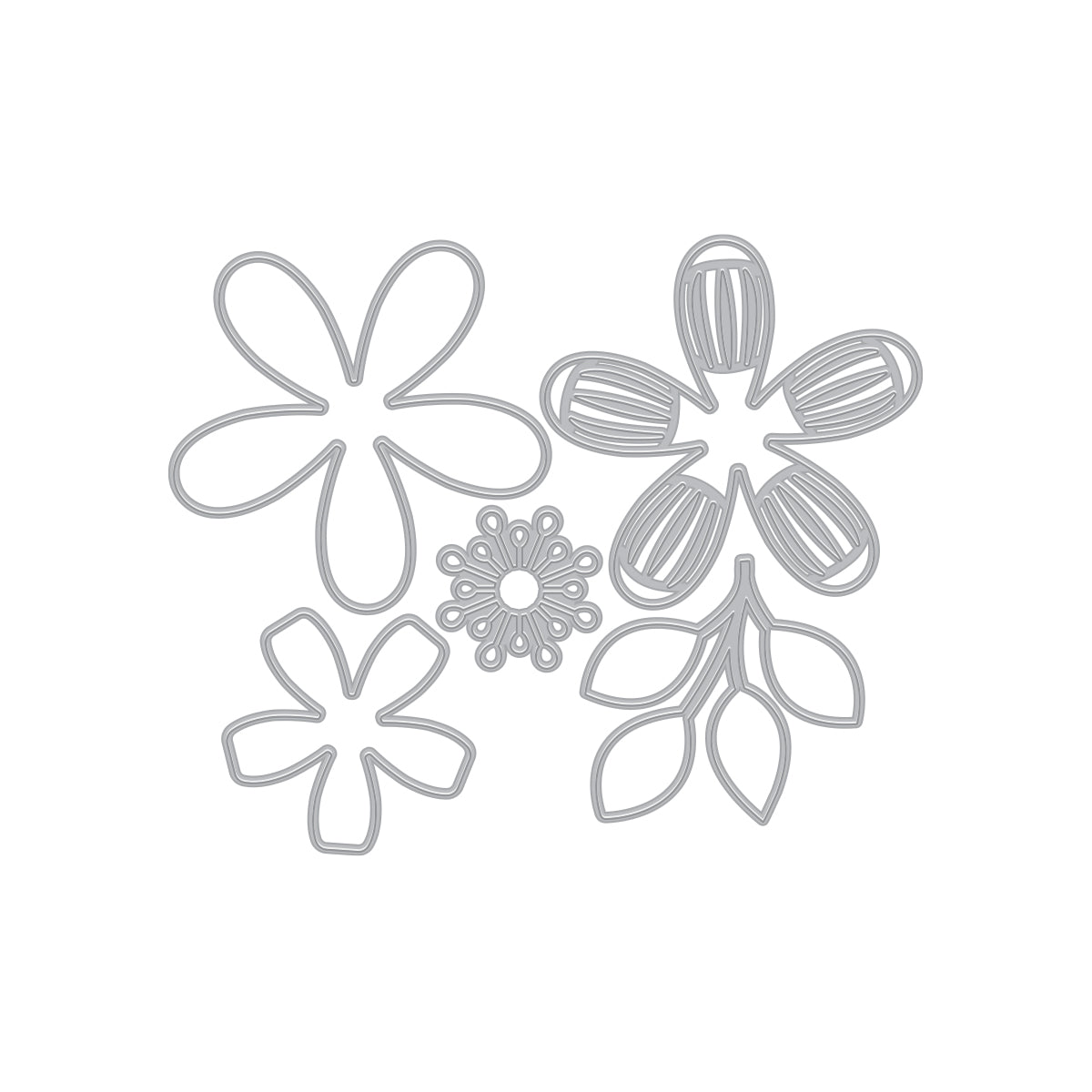 Hero Arts Large Flower Layering Fancy Dies from the Friendship Blooms ...