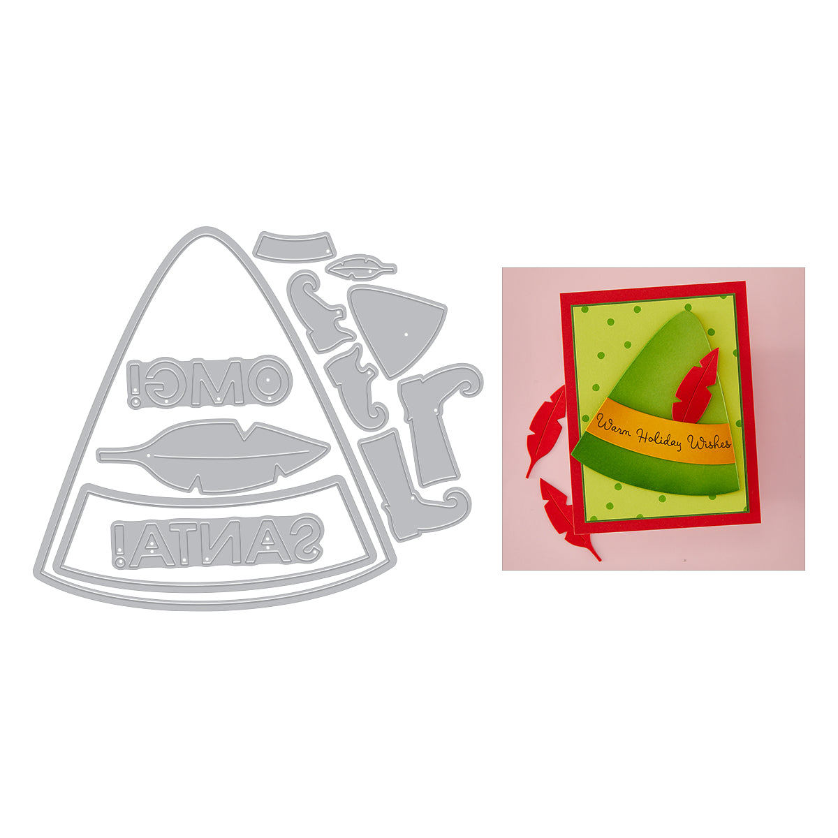 Sassy Elf Costume Etched Dies from the Yule Fuel Collection ...