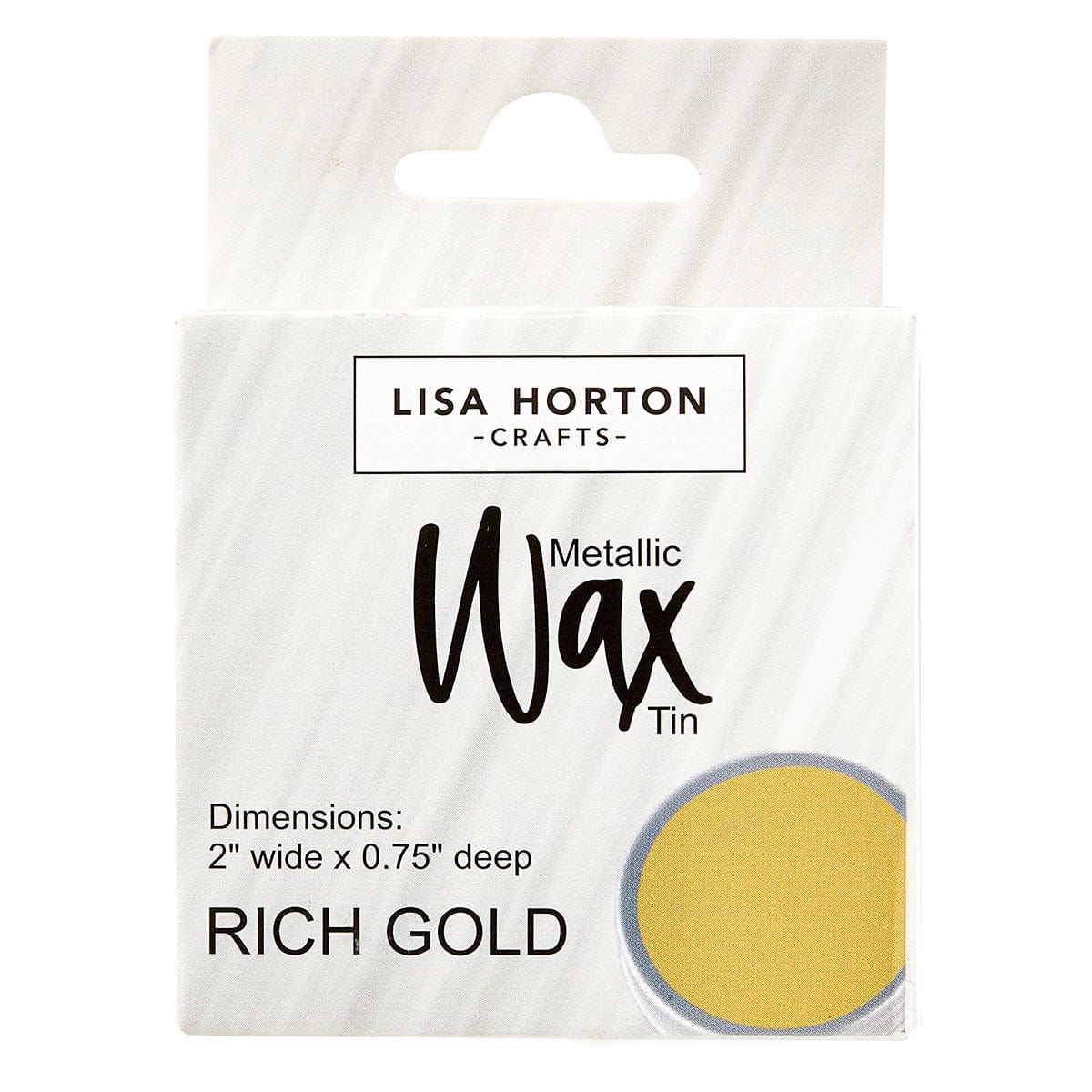 Lisa Horton Crafts Water Based Wax Tin - Rich Gold #871C – Spellbinders ...