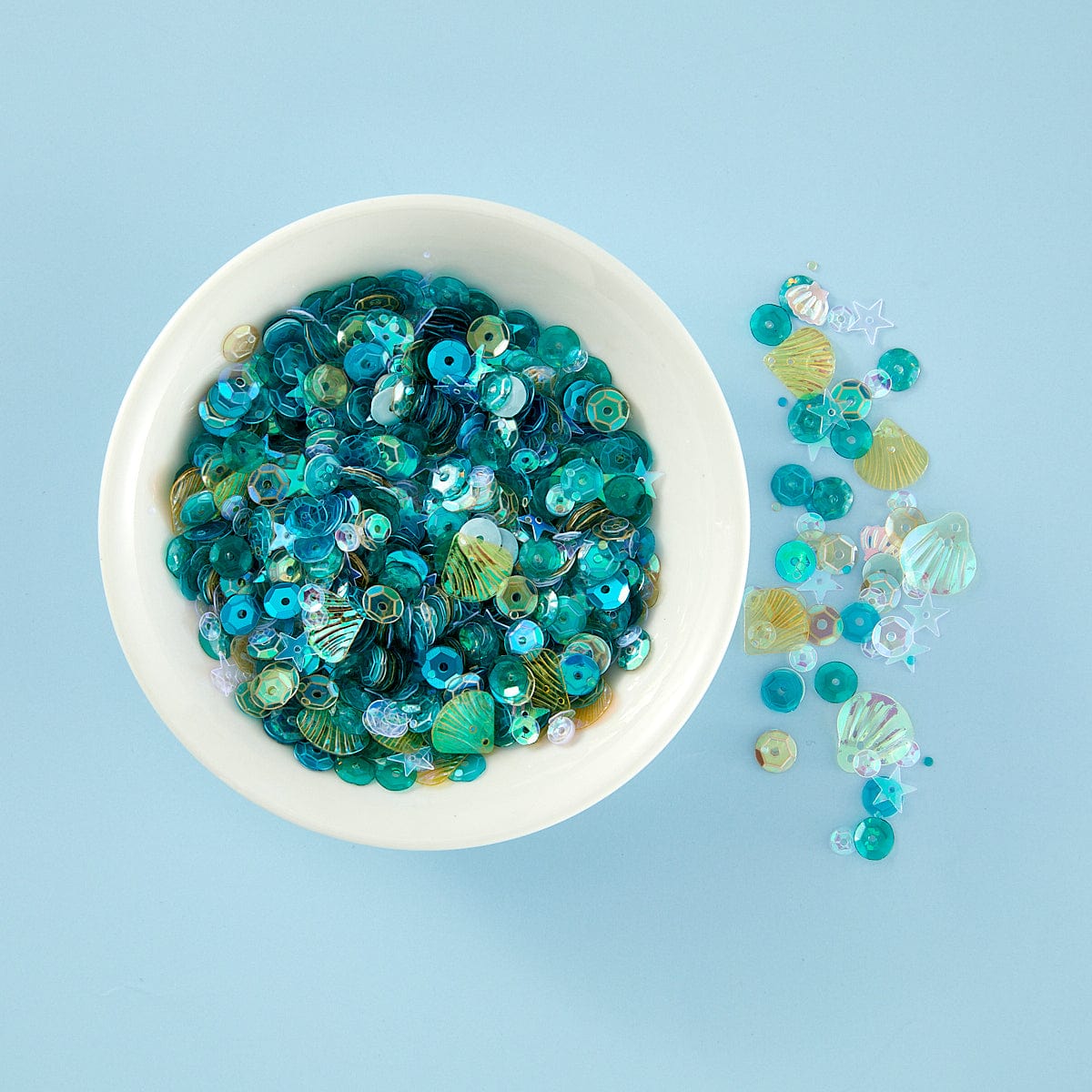 Seaside Holiday Sequin Tin by Buttons Galore & More – Spellbinders ...