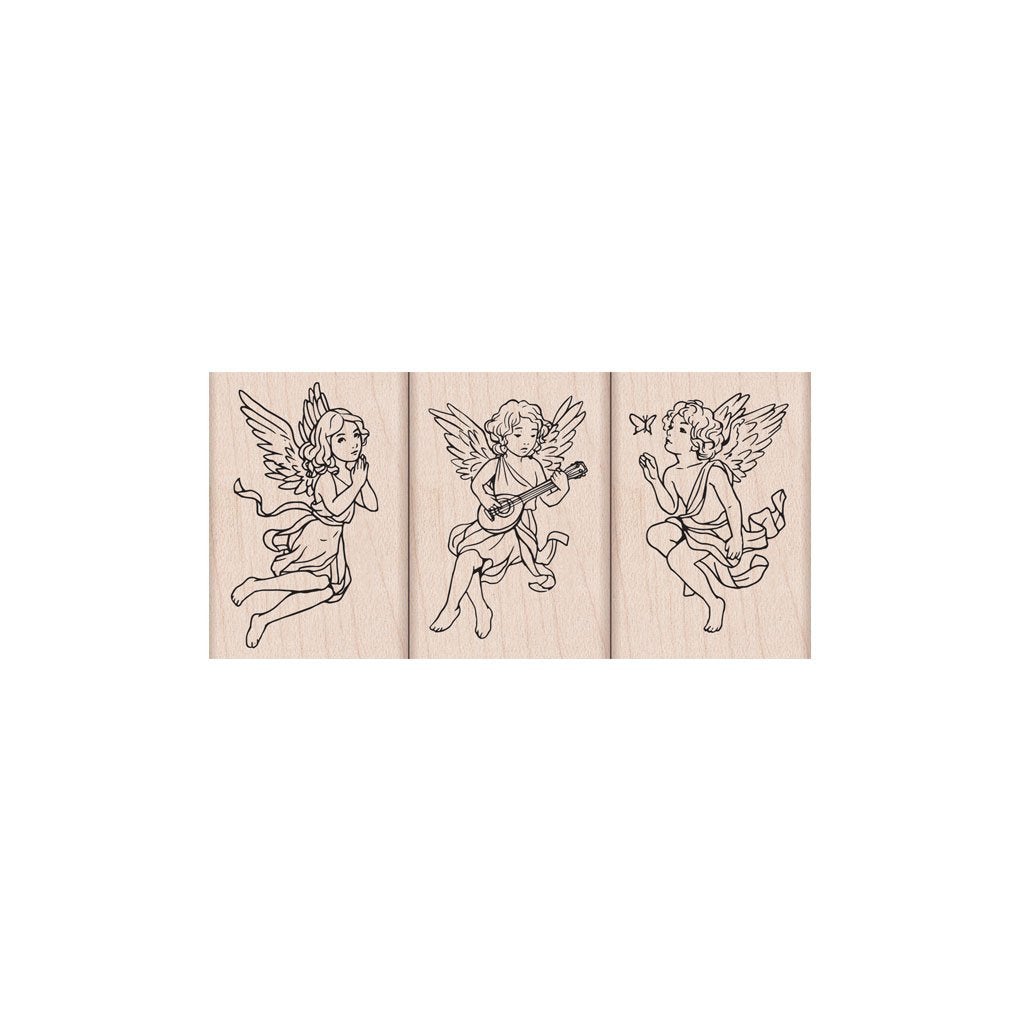 Hero Arts Angel Trio Wood Stamps – Spellbinders Wholesale