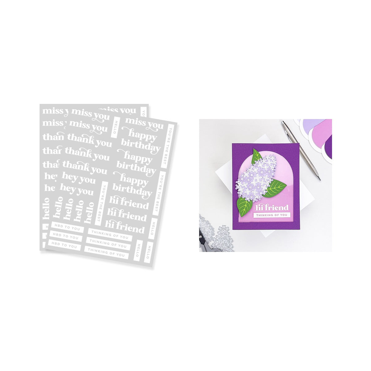 Hero Arts Must Have Messages Hero Transfers – Spellbinders Wholesale