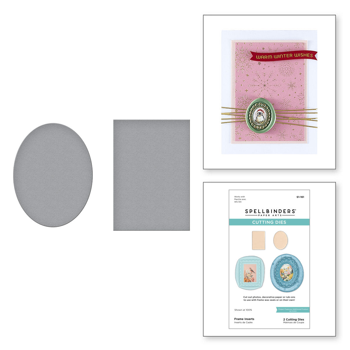 Frame Inserts Etched Dies for Coordinating Wax Seals from the Holiday ...