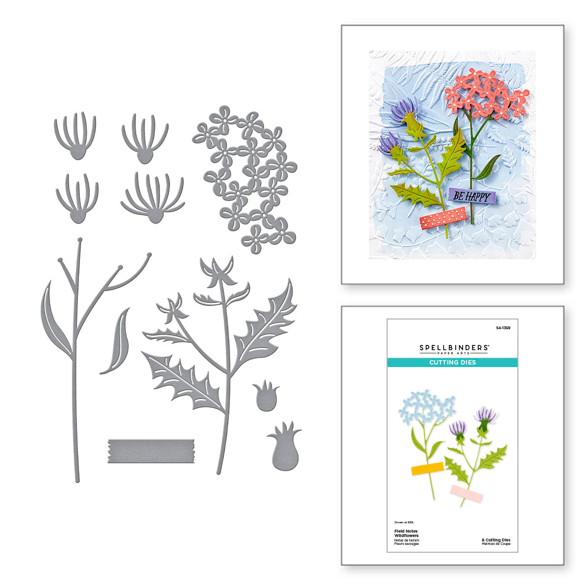Field Notes Wildflowers Etched Dies from the Field Notes Collection ...