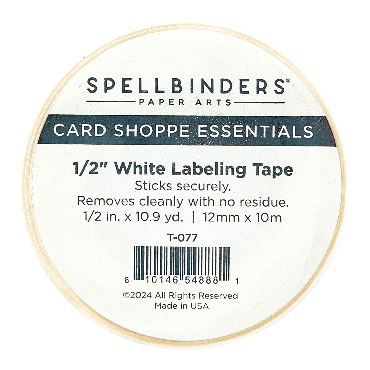 White Labeling Tape 1/2" | Spellbinders – Spellbinders Wholesale
