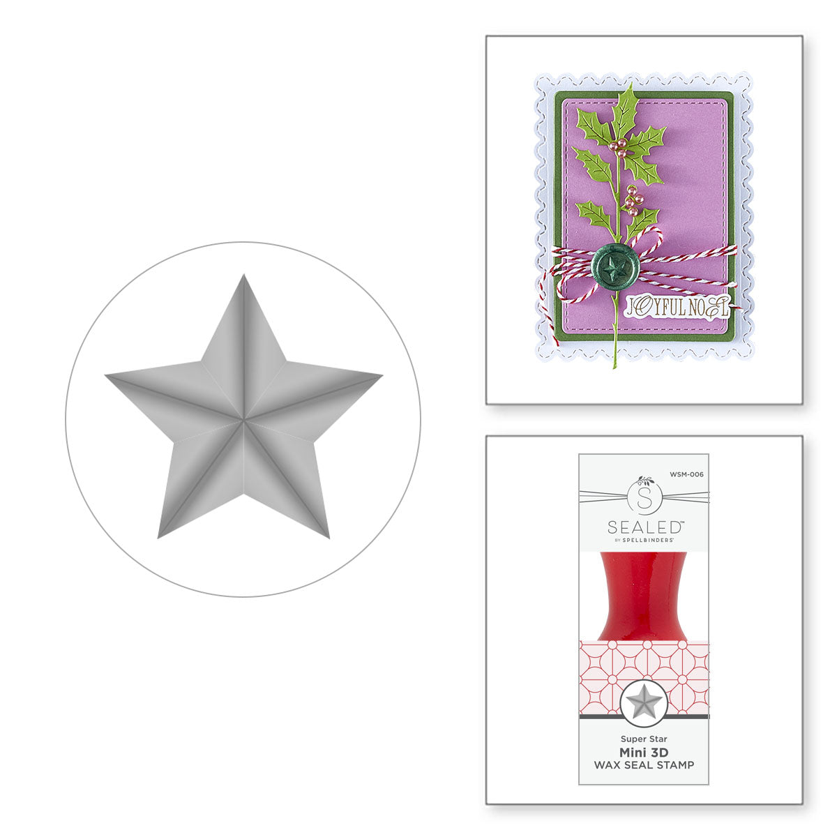 Super Star Mini 3D Wax Seal from the Holiday Magic Collection ...