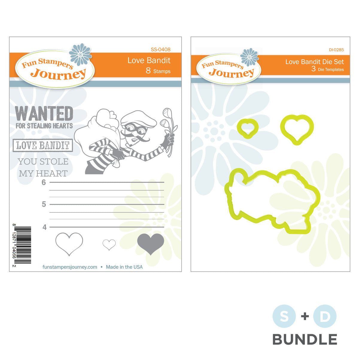 Love Bandit Stamp and Die Bundle – Spellbinders Wholesale