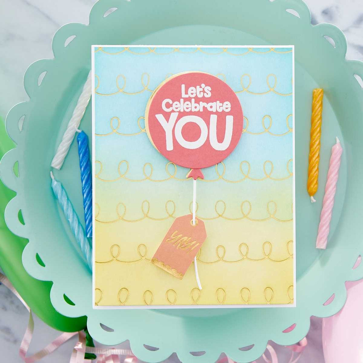 Color Block Balloons Etched Dies | Birthday Celebrations – Spellbinders ...