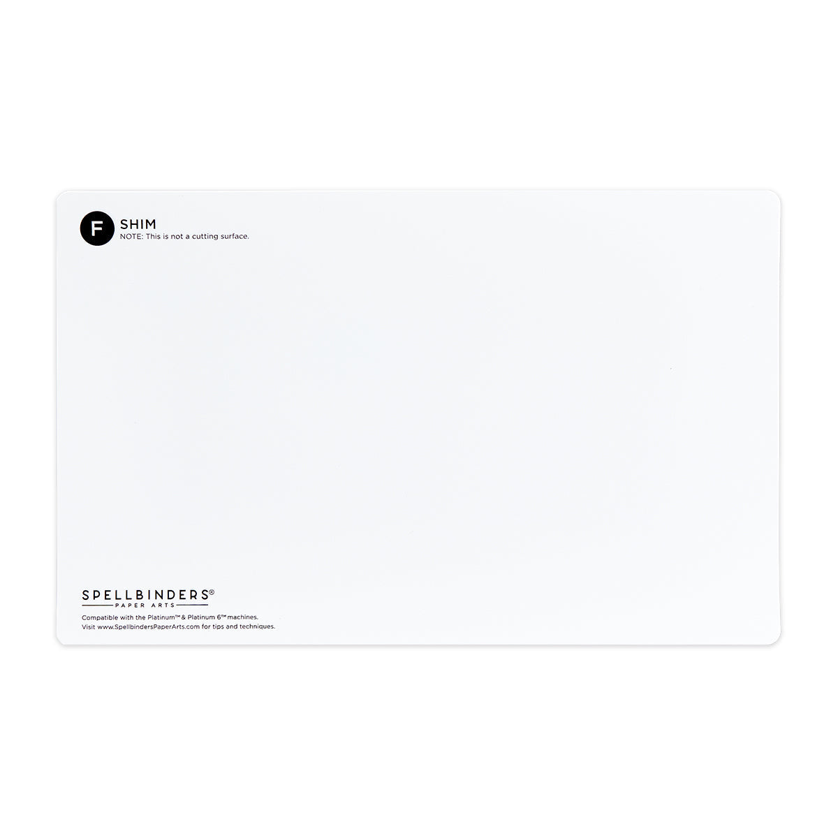 Mylar Shim | Universal Plate System – Spellbinders Wholesale