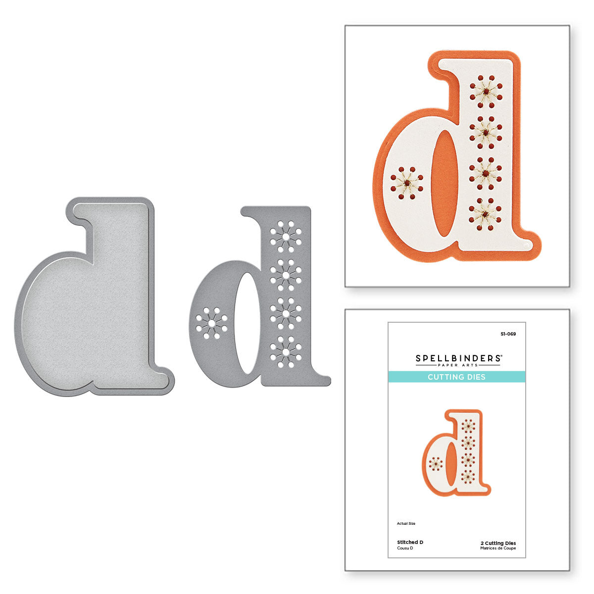 Stitched d Etched Dies | Stitched Alphabet Collection – Spellbinders ...