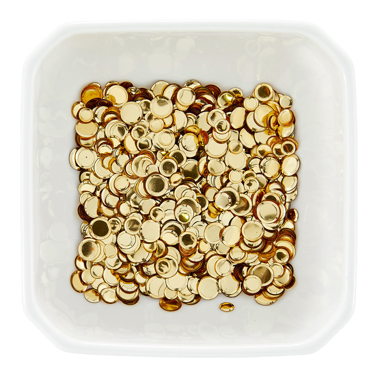 Gold Smooth Discs Color Essentials Sequins – Spellbinders Wholesale